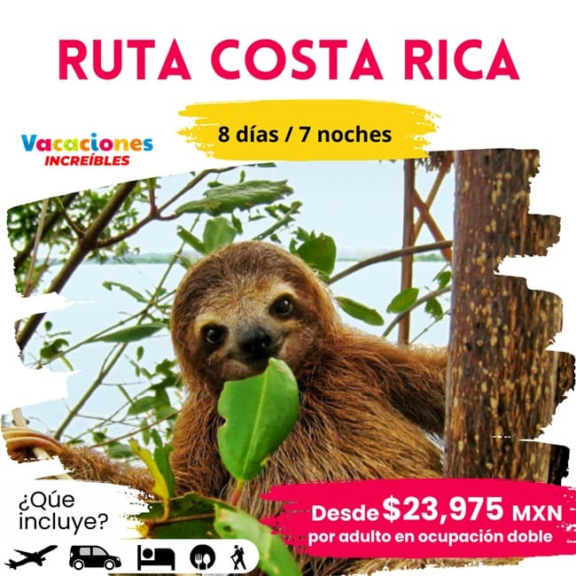 Ruta Costa Rica - Vacaciones increíbles